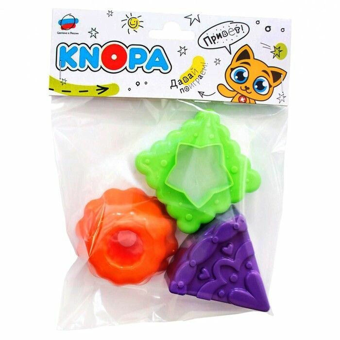 Формочки для песка Knopa "Десертики", 3 предмета (6926565)