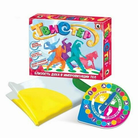 Настольная игра Русский стиль Твистер для подростков 10, поле 120х180 см (03662)