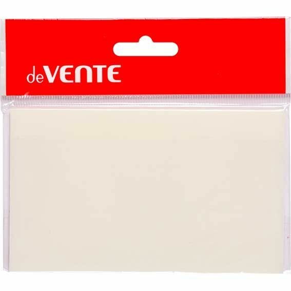 Бумага для заметок deVENTE клеевая, 76х127 мм, 50 листов, прозрачная (2011329)