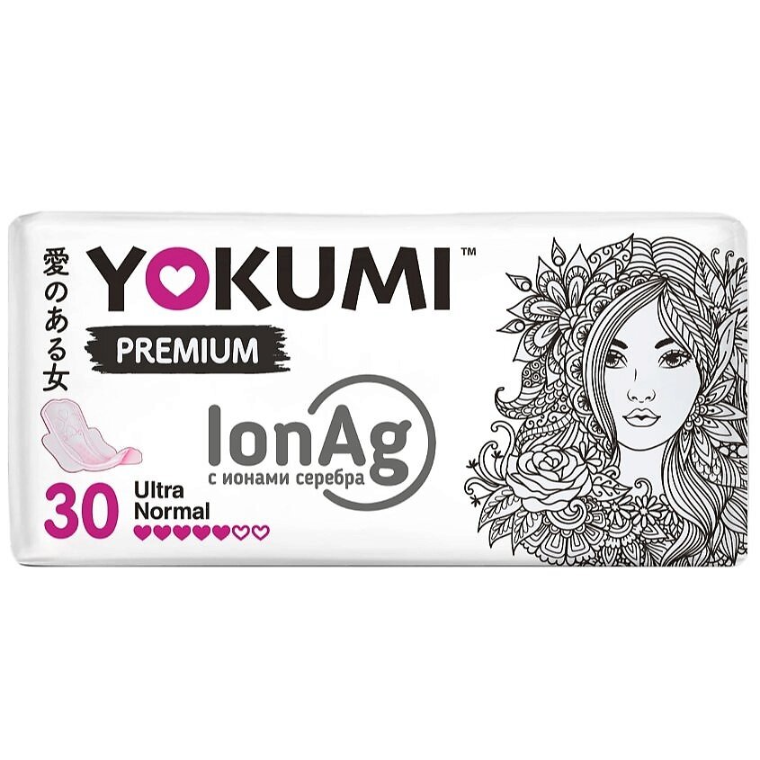 Прокладки женские YOKUMI гигиенические premium ultra Normal, 30 шт (YM314_AZ)
