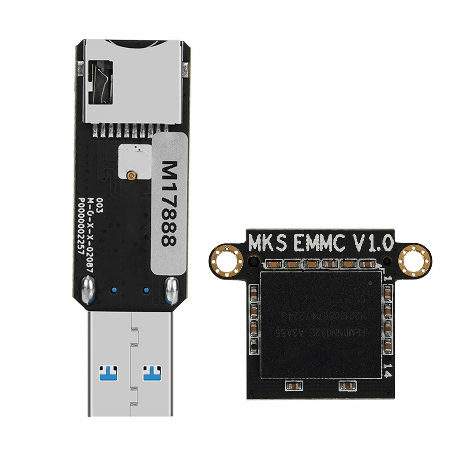 MKS EMMC Adapter V2 USB30 для модуля и быстрой памяти
