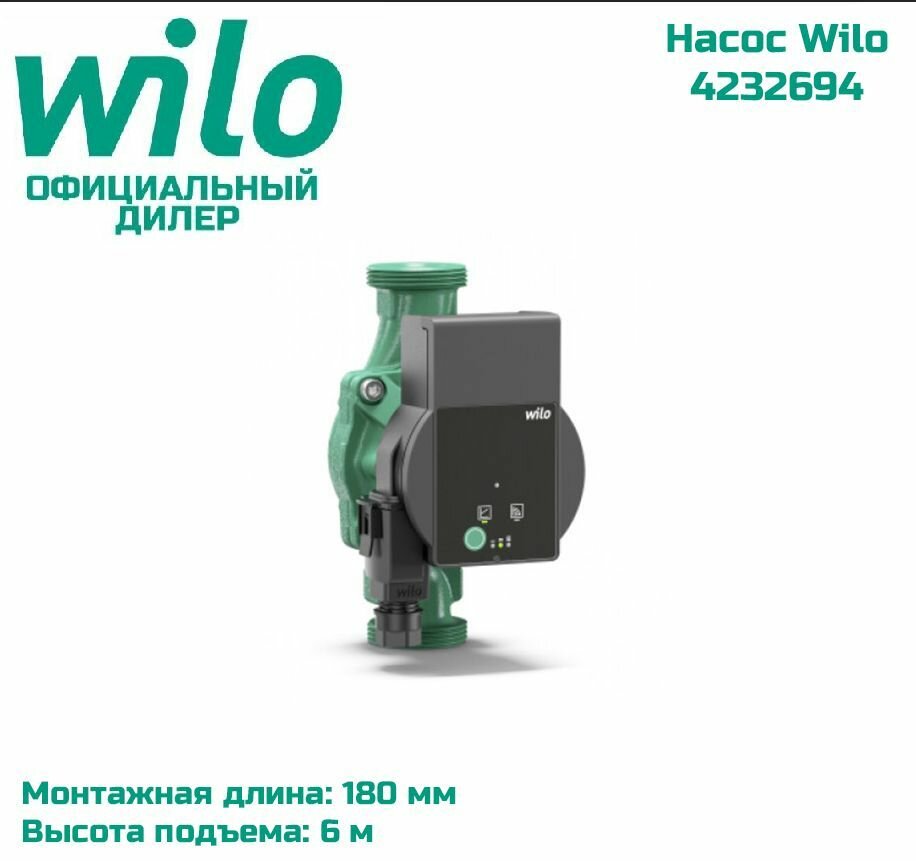 Циркуляционный насос Wilo Atmos PICO 25/1-6