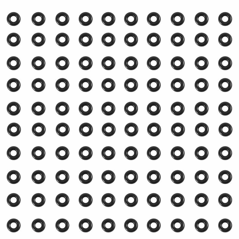 100 шт. резиновые кольца, уплотнительное кольцо, рыболовные инструменты, круглое кольцо для снаряжения, соединяющее леску и открытое кольцо осьминога для ловли червей, карпа