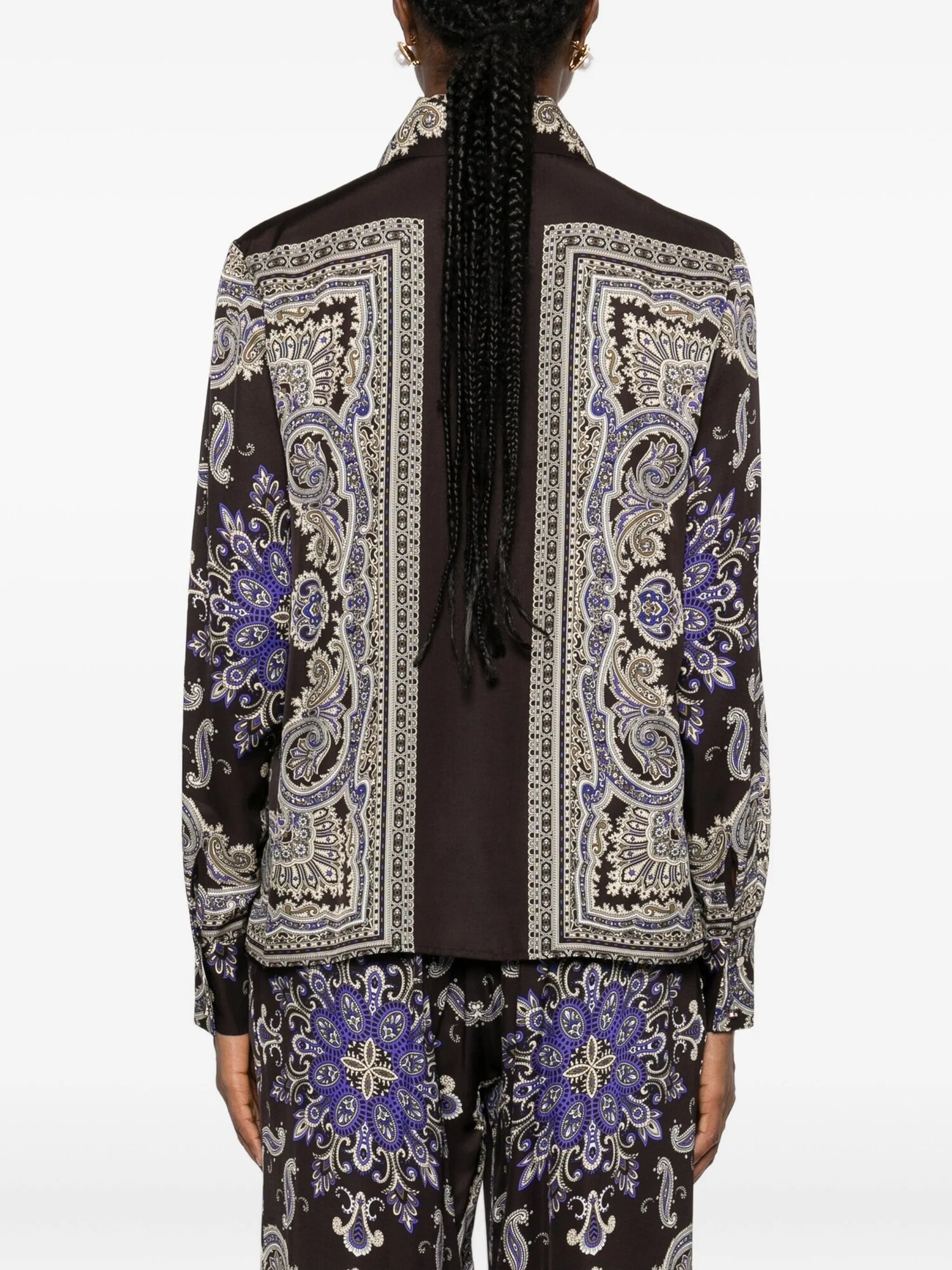 Рубашка LIU JO Paisley-pattern shirt, размер 38, разноцветный — фото 1
