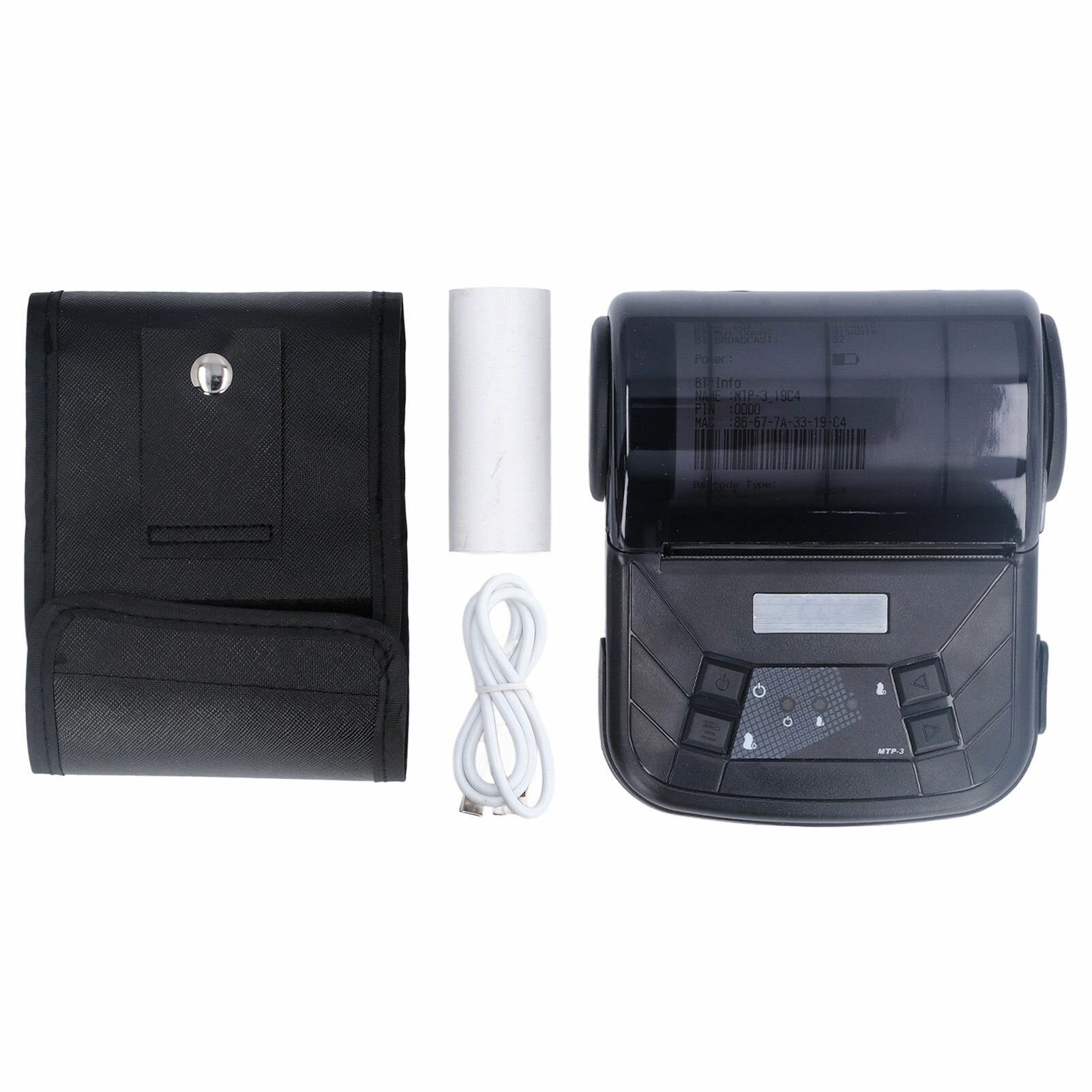 Термопринтер чеков 80 мм, высокоскоростной, с чехлом