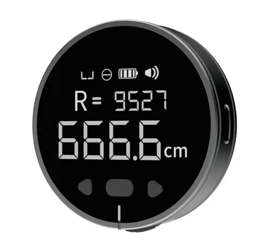 Электронная рулетка DUKA/ATuMan Mini Q Electronic Ruler Black черная