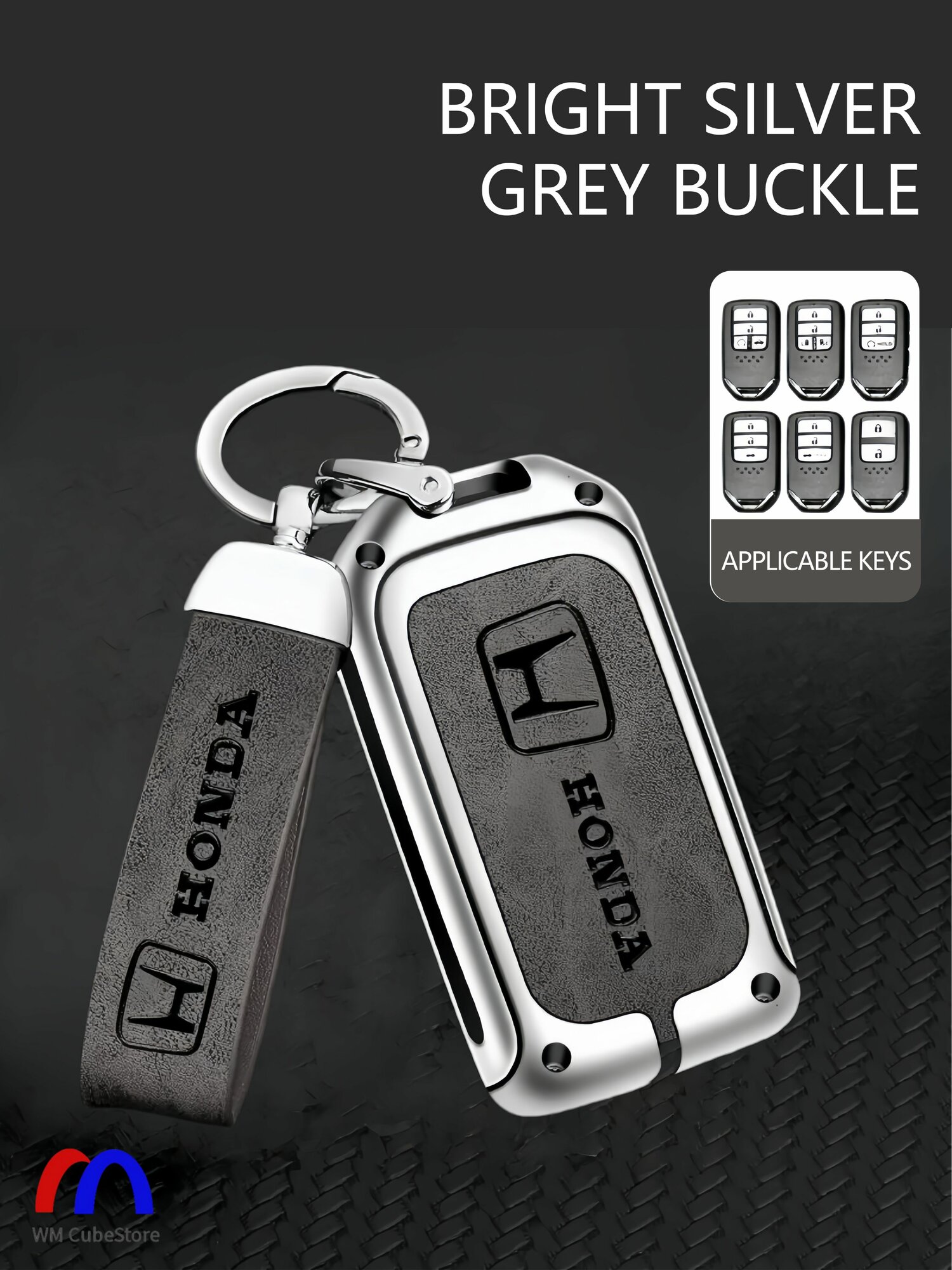 Модный автомобильный брелок из цинкового сплава для Honda CRV CR-V XR-V Civic Accord HR-V HRV City Odyssey XR-V Vezel Jade Crider Fit