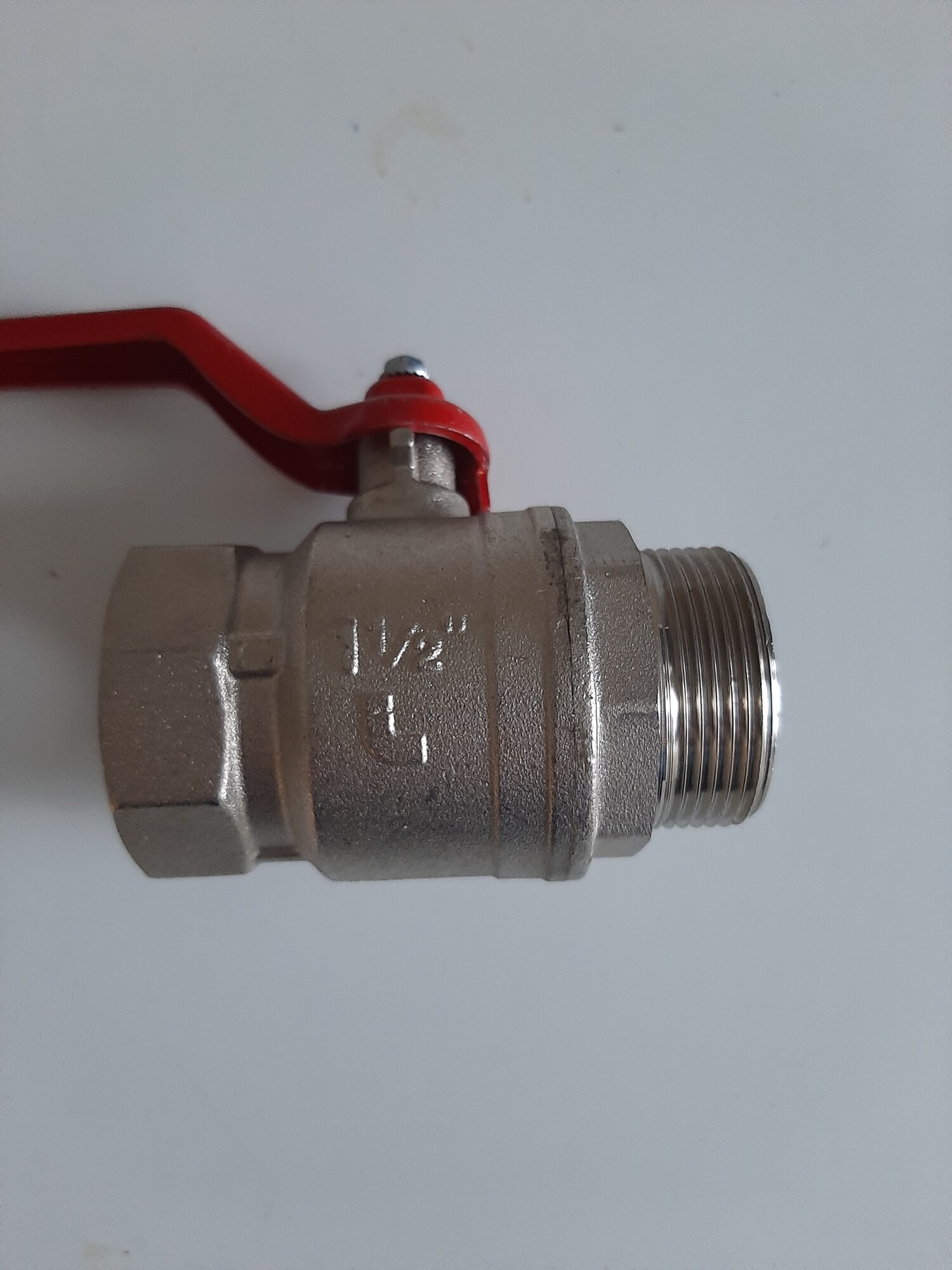 Кран шаровой itap (Италия), "1"1/2 внутренняя/наружная резьба, управление ручка.