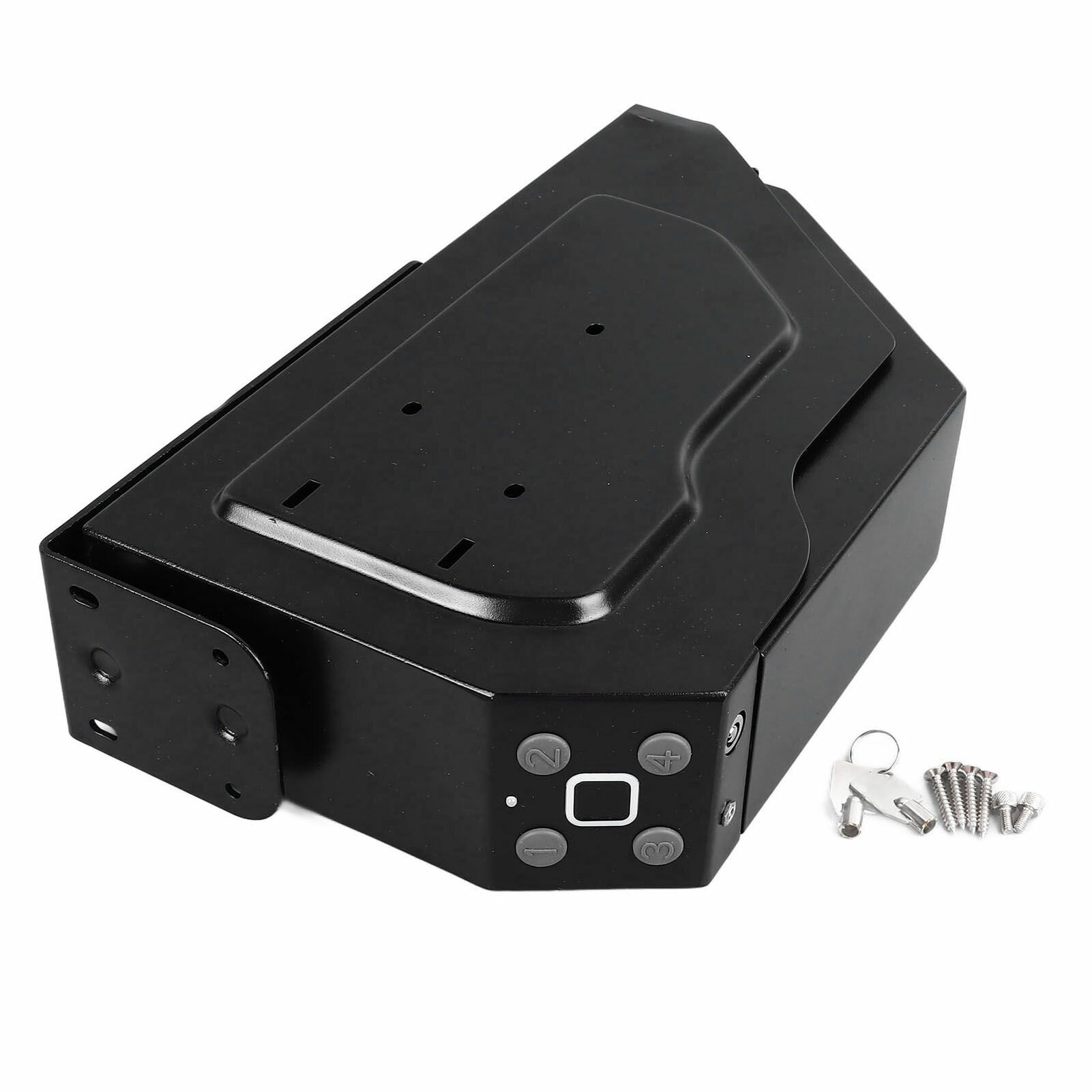 Биометрическая сейф-полка с быстрым доступом, противоугонная, с отпечатком пальца и кодом, для дома, размер 35 x 20 x 8 см