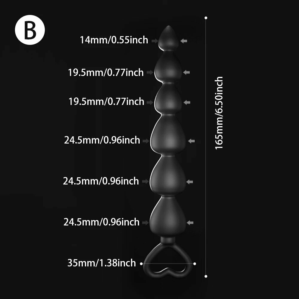 Анальные бусины, мягкая анальная пробка, секс-шоп, Анальная пробка, массажер простаты, Женский B