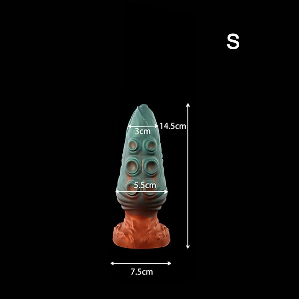 9 см анальная пробка в виде осьминога, силиконовая большая анальная пробка, фаллоимитатор, мастурбатор, массаж простаты, анальный расширитель, игрушки для взрослых для мужчин, секс-игрушки, секс-шоп S