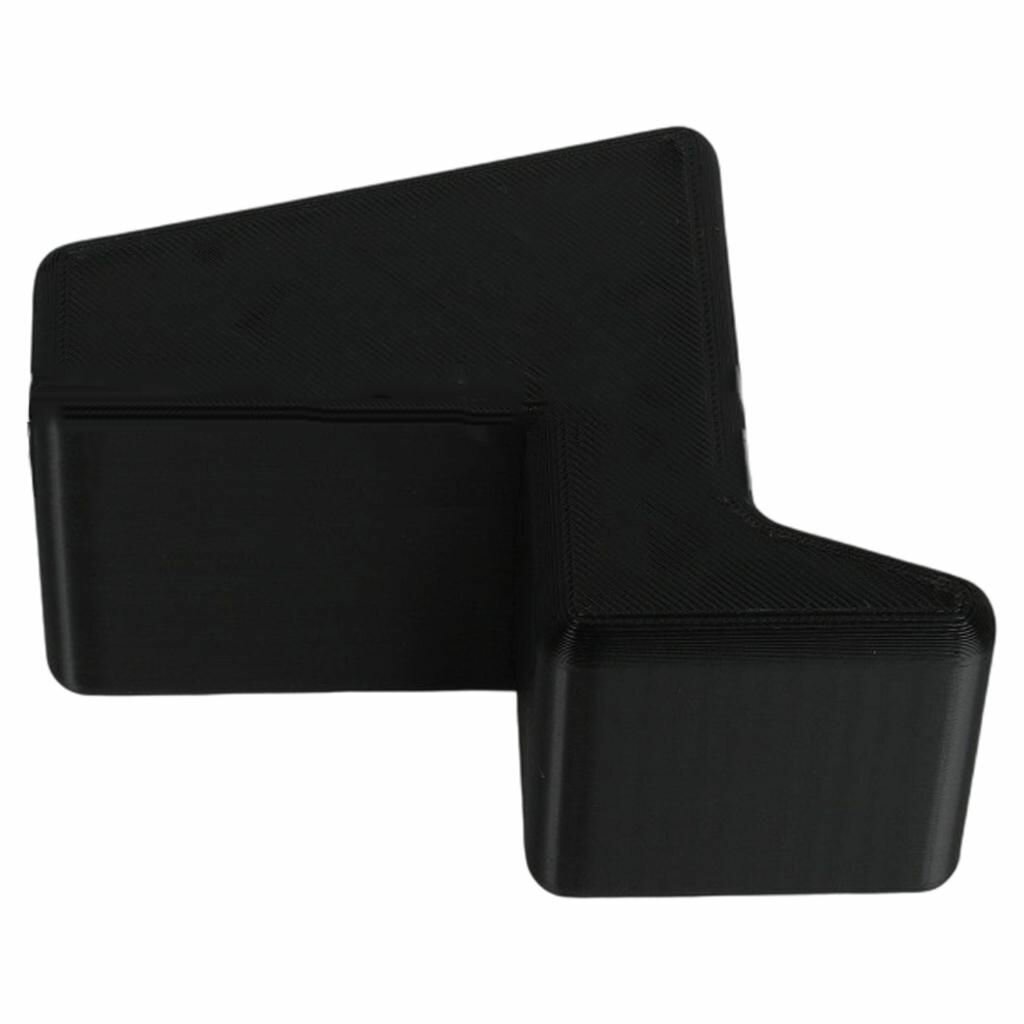 Дверной клин с улучшенным сцеплением и защитой от царапин для гладких полов, Черный