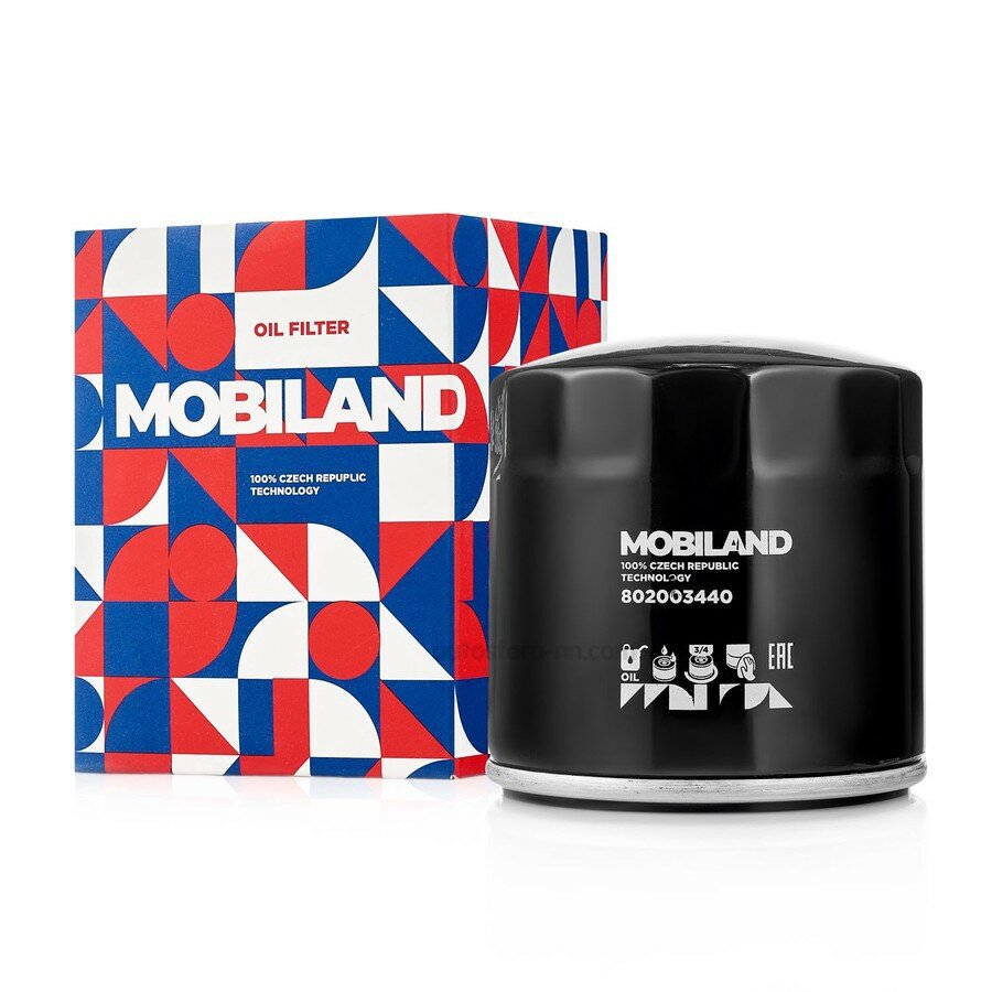 MOBILAND 802003440 Фильтр масляный для а м CHERY TIGGO