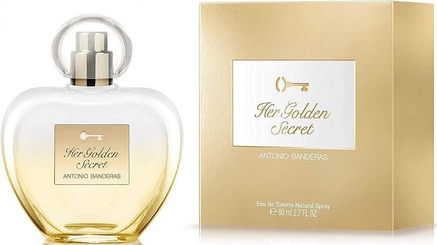 ANTONIO BANDERAS HER GOLDEN SECRET Туалетная вода для женщин 80 мл