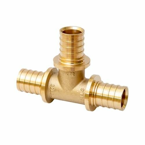 Тройник аксиальный MVI диаметр 16 мм, равносторонний, латунь