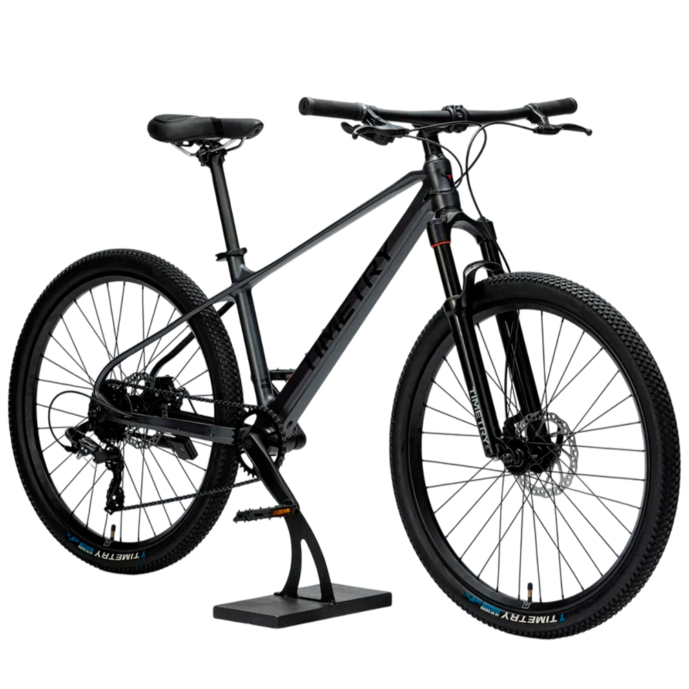 Горный велосипед BREND TIMETRY ORIGINAL TT423, диаметр колес 26", 8 скоростей, рама магний, серый