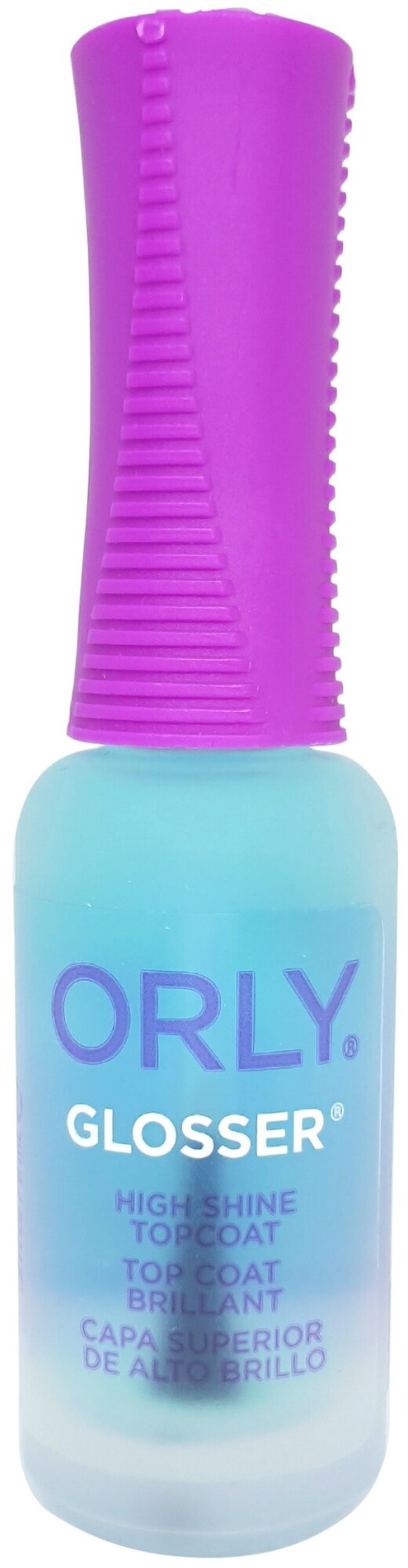 Закрепитель лака глянцевый топ для ногтей GLOSSER 9 мл