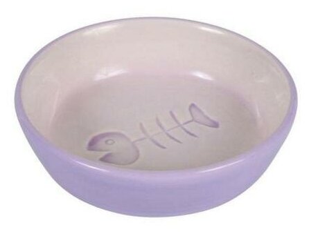 TRIXIE керамическая миска с рисунком «рыбья кость» (0,2 л)