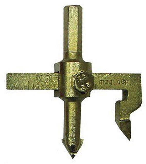 Сверло круговое по кафелю Biber 55502, d 30-90 мм