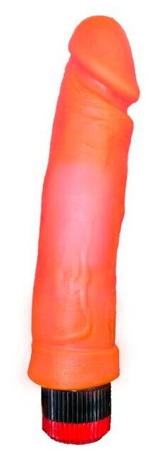 Вибромассажёр гелевый в ламинате 20,5 см.