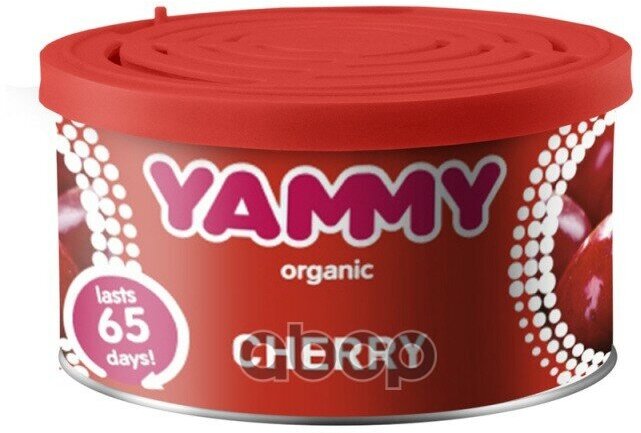 Ароматизатор на панель приборов (вишня) 55г Organic YAMMY Yammy арт. D021