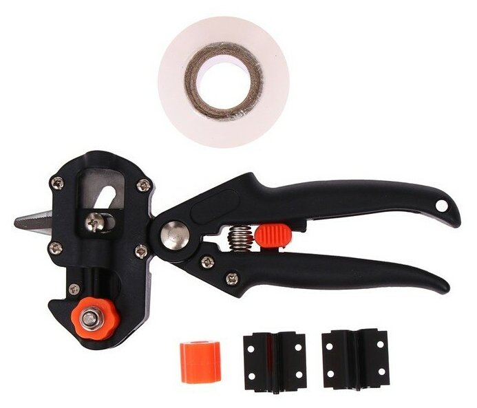 Секатор прививочный, 10.6" (27 см), с пластиковыми ручками, Greengo