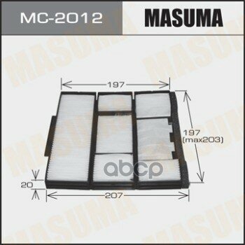 Фильтр салона Masuma арт. MC2012
