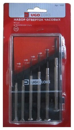 UGO LOKS набор отвёрток часовых 6 предметов точные инструменты для ремонта часов