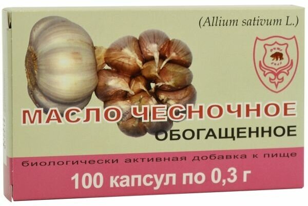 Биологически активная добавка Фитосила масло чесночное обогащенное, №100 капсул