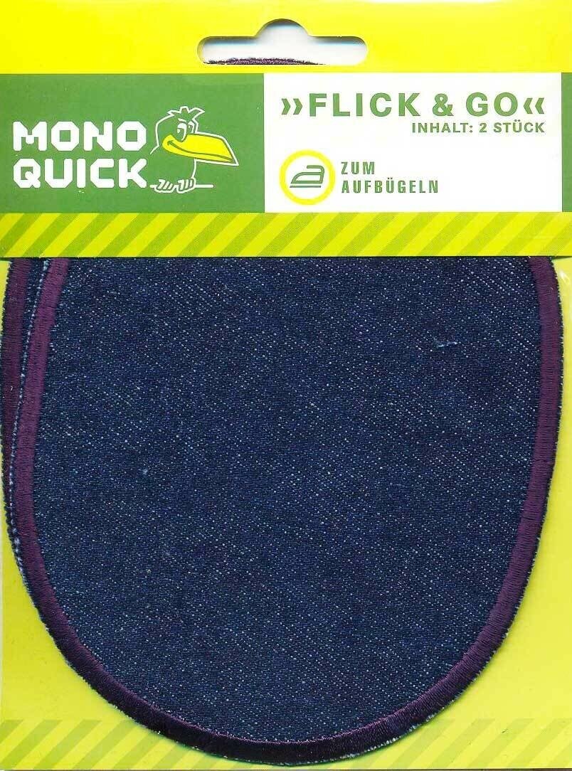 Термоаппликация Заплатки джинсовые с обработанным краем