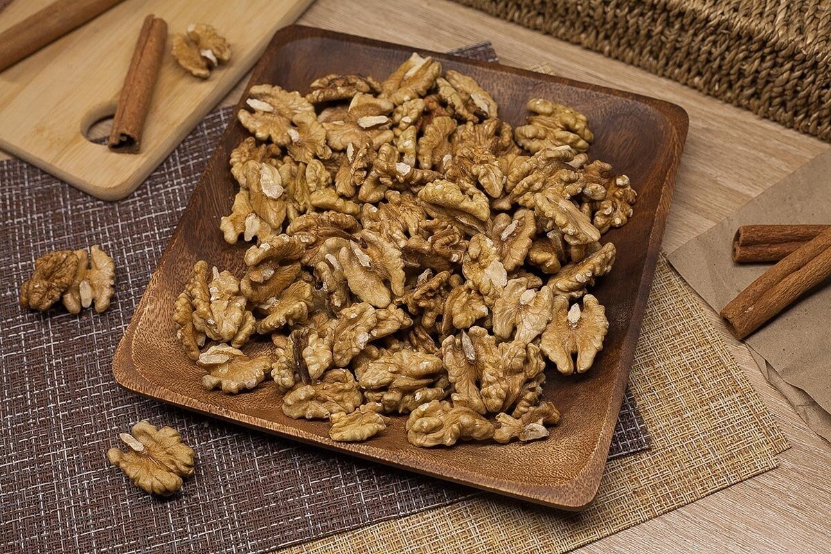 Грецкий орех высшего сорта 1000 г/ Грецкий орех очищенный Чили / Грецкий орех отборный / Грецкий орех премиум качества / Грецкий орех половинки (бабочки)