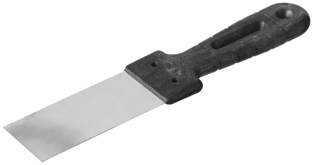 Шпатель малярный СИБИН 40 мм нержавеющая сталь пластиковая ручка