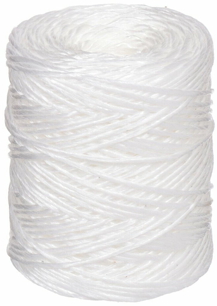 Шпагат полипропилен, 500 г, 2200 текс, Краснодар Волокно, белый