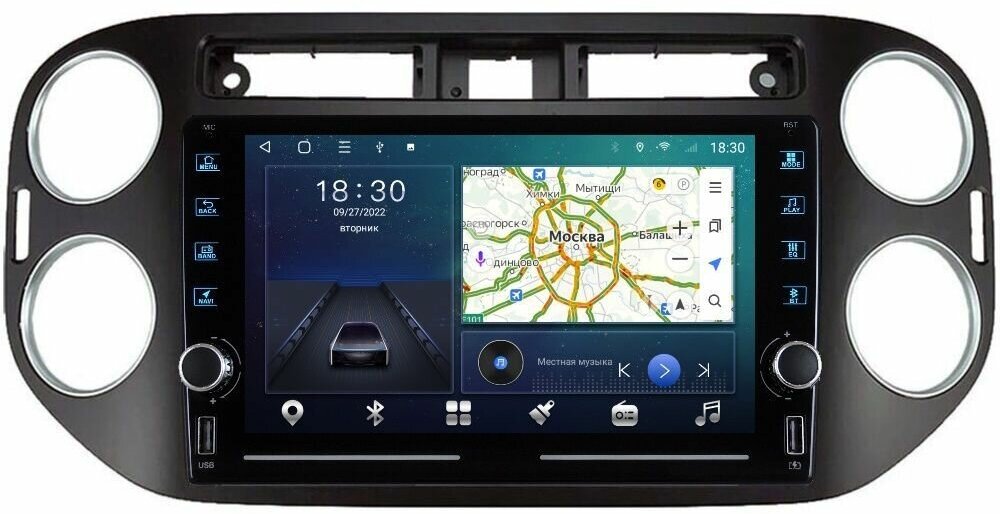 Магнитола Epic K9 Volkswagen Tiguan 2011-2016 - Android 12 - 8 ядер - CarPlay - QLED экран - DSP процессор - 4G(Sim)