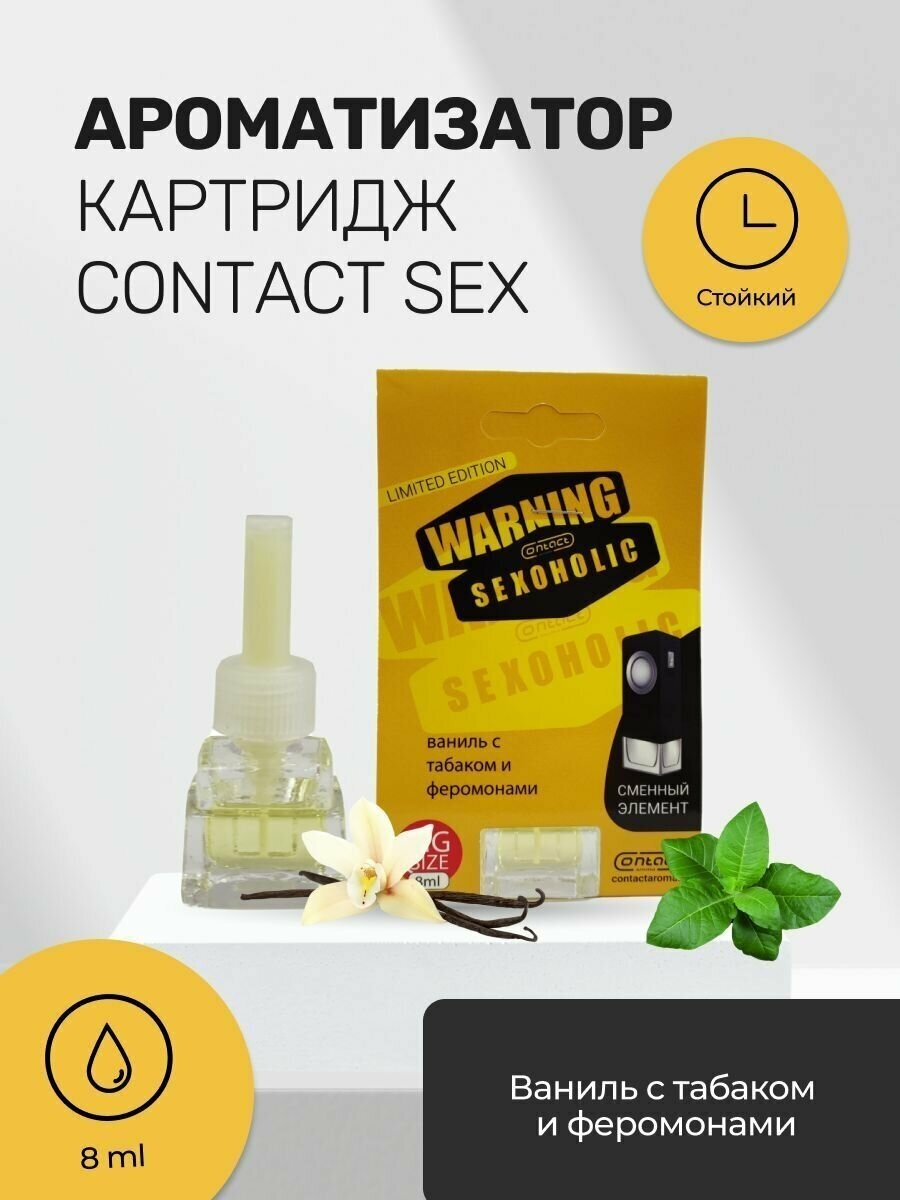 Ароматизатор сменный на дефлектор CONTACT WARNING SEXOGOLIC limited