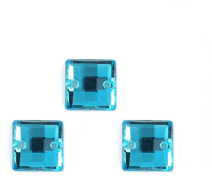 Стразы пришивные акриловые MAGIC 4 HOBBY арт. MG. EF.02 08x08 мм квадрат цв.07 уп.2000 шт