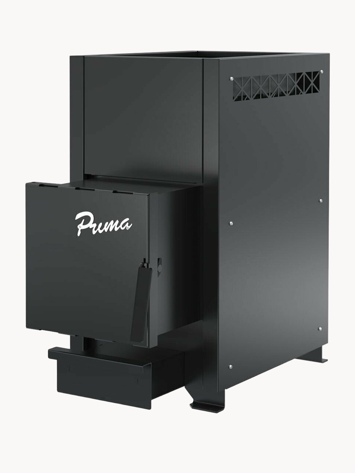 Печь банная Термокрафт PRIMA 16, конвекционная, с дымоходом, черная матовая