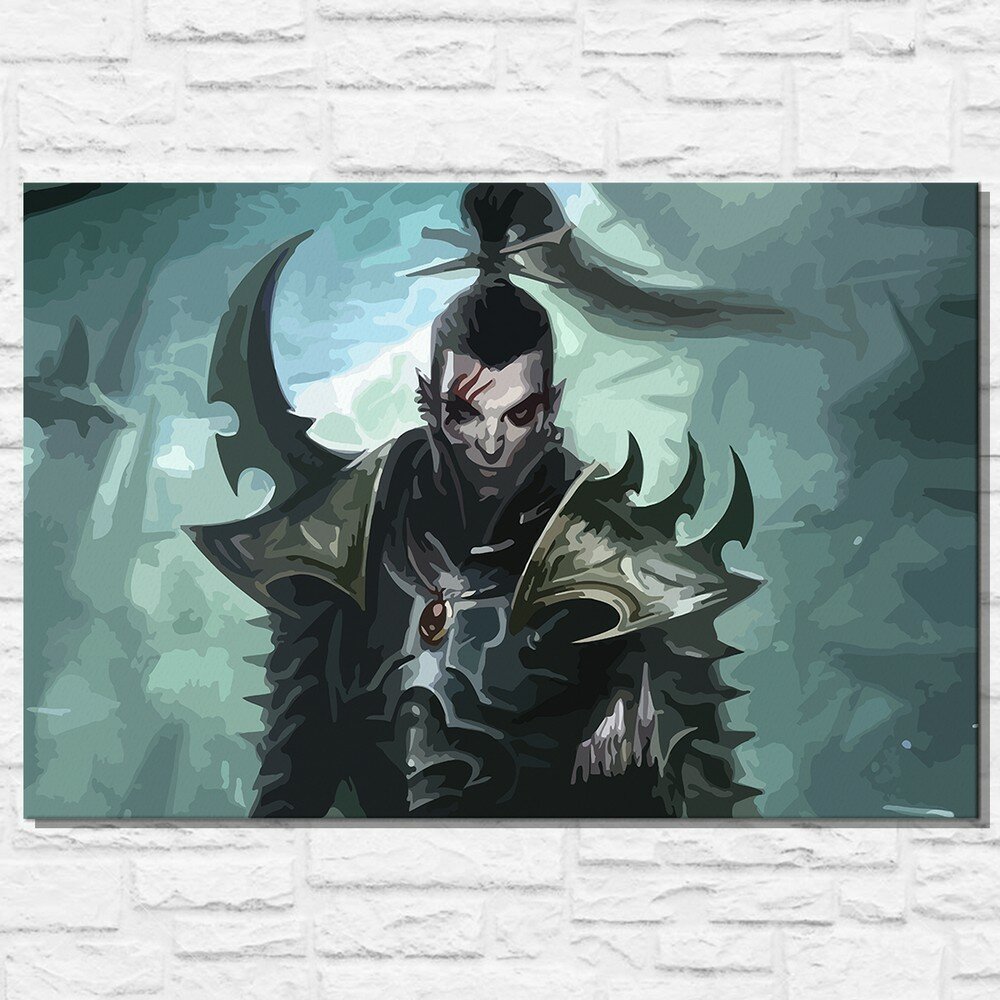 Картина по номерам на холсте игра Warhammer 40000 (rogue trader, хорус, император, примарх) - 14546 60х40