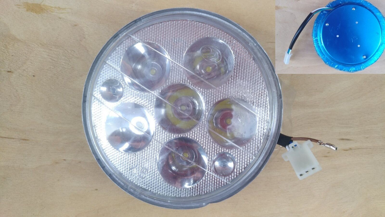 Лампа для фары ALPHA, DELTA (LED-DIP) (6 диодов) Ф-140мм