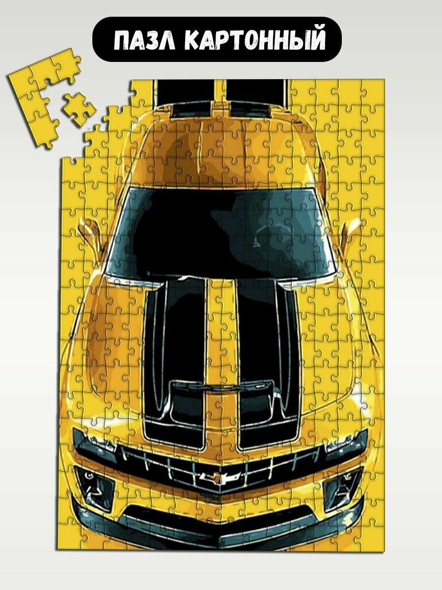 Пазл картонный А3: модель автомобили - 10