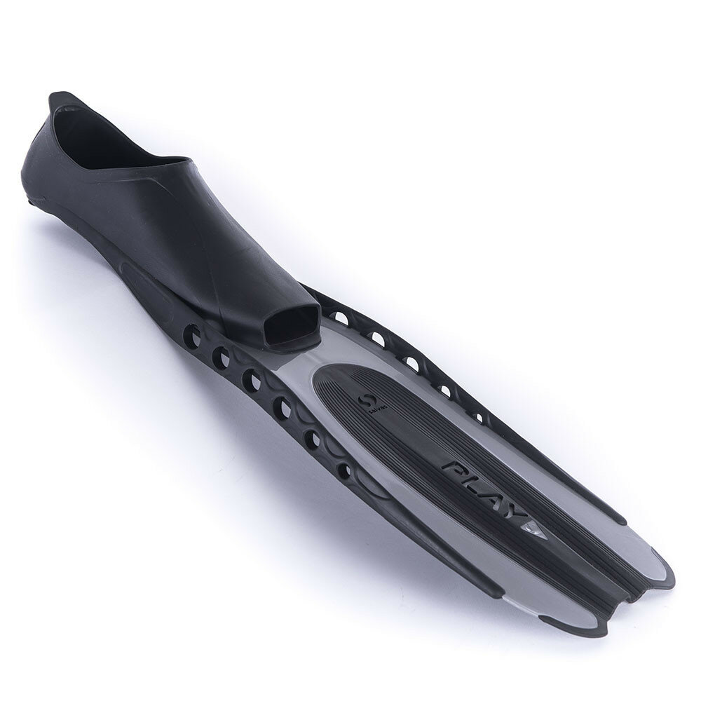 Ласты для плавания Salvas Play Fin Ba12842yysts, размер 42-43, серо-черные (42-43)