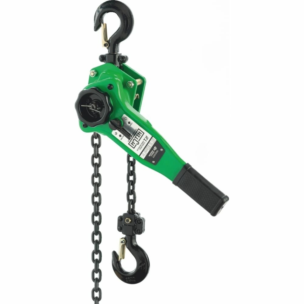 Ручная рычажная таль HITCH LH100, 2 т, 6 м SZ068936, профессиональная модель с односторонней цепью