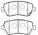 HSB HP9747 Колодки тормозные передние