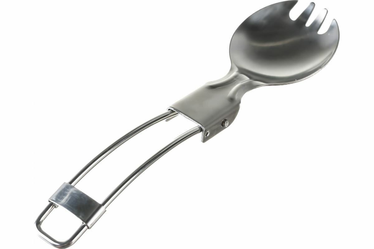 Ложка складная с зубчиками, нерж. сталь, (ДК-590), Дружба