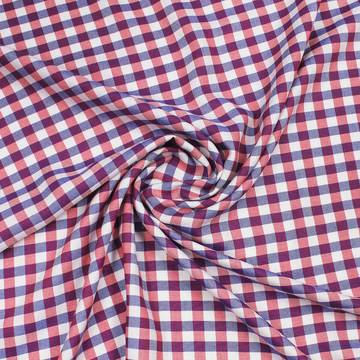 Ткань для рубашек Ткани-100 "Вискоза", твил, 33% Хлопок, 27% Вискоза, 39% Полиэстер, 1% Эластан