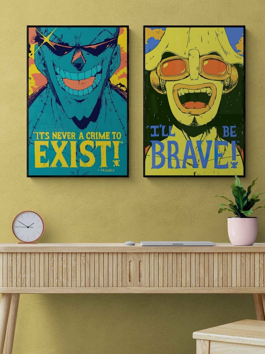 Набор из двух постеров One Piece. Art