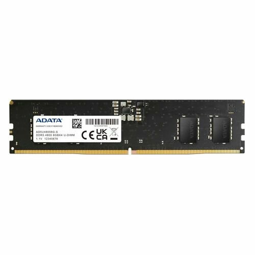 Оперативная память A-Data AD5U48008G-S DDR5 - 1x 8ГБ 4800МГц, DIMM, Ret