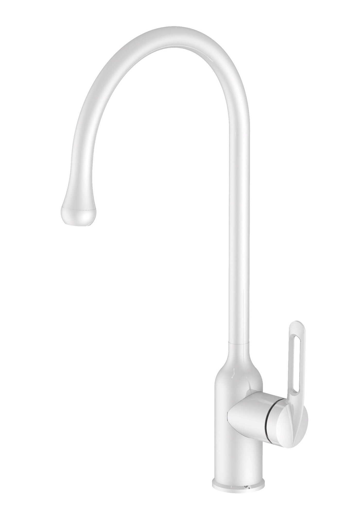 Смеситель для кухни Haiba HB41830-8, белый