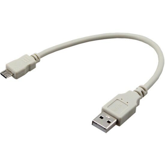 Кабель Rexant USB-A - microUSB 2.4 А, 0.2 метра
