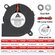 Gdstime 5015 12V 2Ball Вентилятор 1M Cable 2шт